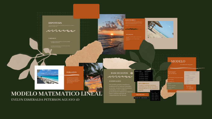 MODELO MATEMATICO LINEAL by Evelyn Peterson on Prezi