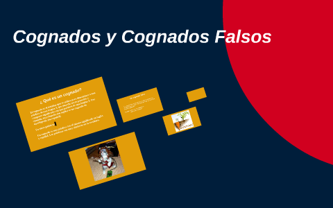 Cognados y Cognados Falsos by on Prezi