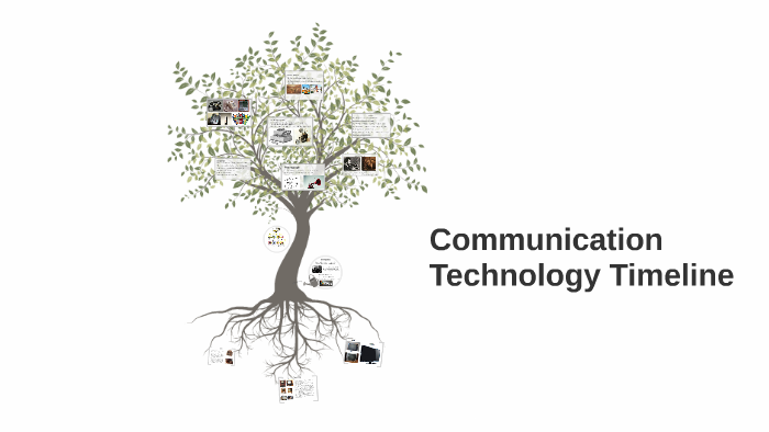 Communication Technology Timeline by Ashley Wang