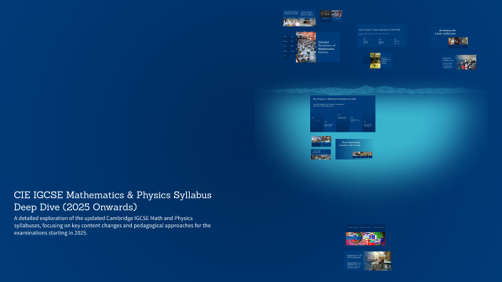 CIE IGCSE Mathematics & Physics Syllabus Deep Dive (2025 Onwards) by ...