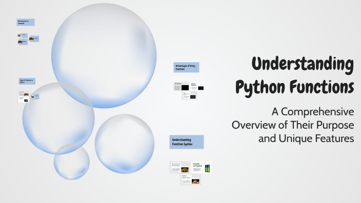 Understanding Python Functions by Ckckxk X on Prezi