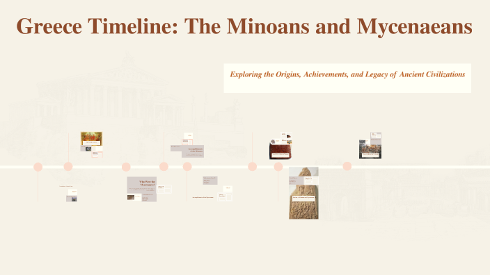 Greece Timeline: The Minoans and Mycenaeans by Countryside account on Prezi