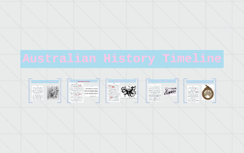 Australian History Timeline by camille perry on Prezi
