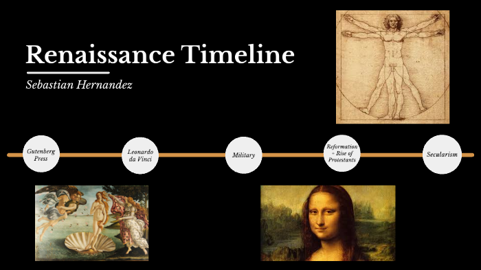 Renaissance Timeline by SEBASTIAN HERNANDEZ on Prezi