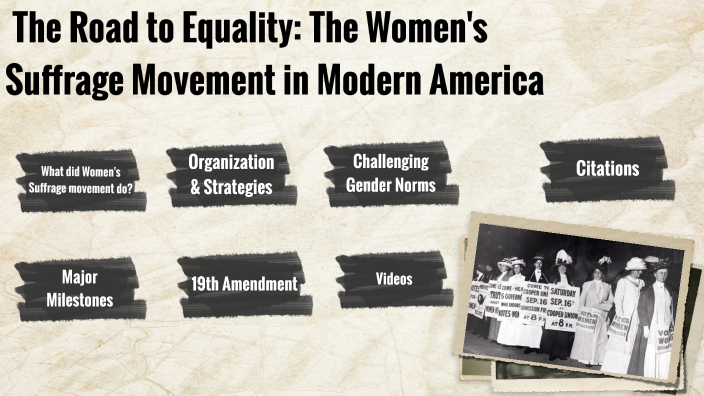 The Road to Equality: The Women's Suffrage Movement in Modern America ...