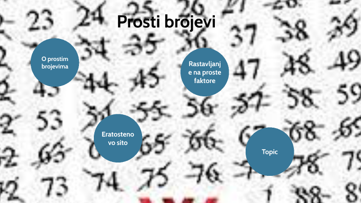 Prosti brojevi by Petra Todorić on Prezi