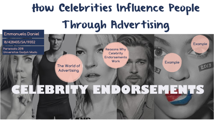 How Celebrities Influence People Through Advertising by Emmanuela ...