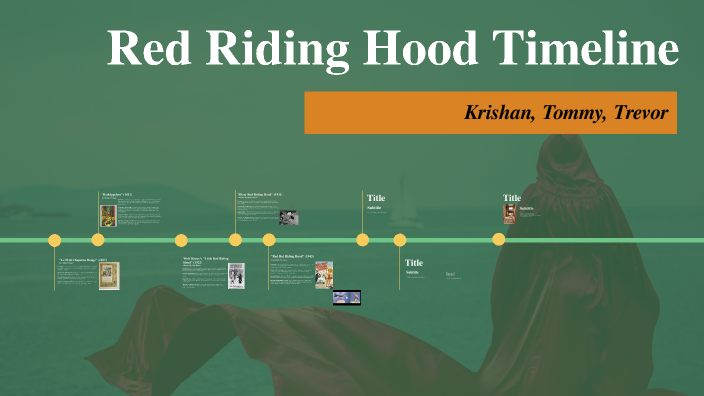 Red Riding Hood Timeline by Krishan Patel on Prezi