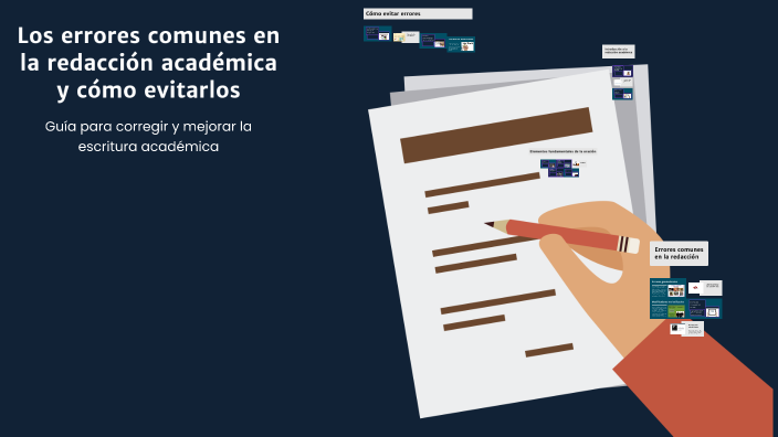 Los errores comunes en la redacción académica y cómo evitarlos by ...