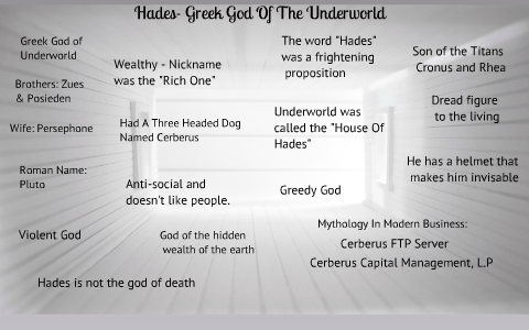 (Hades) Greek God of the Underworld by Tyler Shelton on Prezi