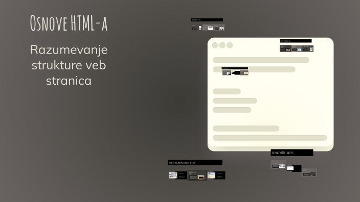 Osnove HTML-a by Jovan Petkovic on Prezi