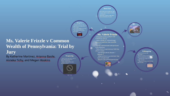 Ms. Valerie Frizzle - Kidnapping, Drug Use and Trespassing by Katherine ...