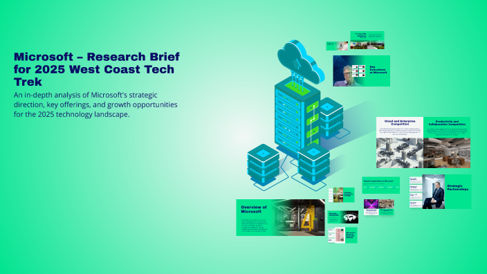 Microsoft – Research Brief for 2025 West Coast Tech Trek by DEAVION ...