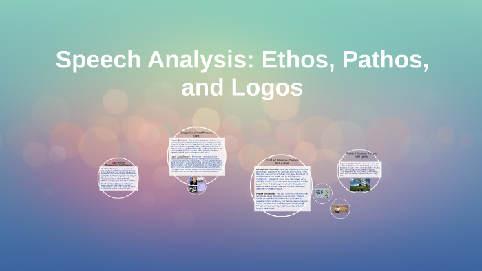 Speech Analysis: Ethos, Pathos, and Logos by Samantha Negrin on Prezi