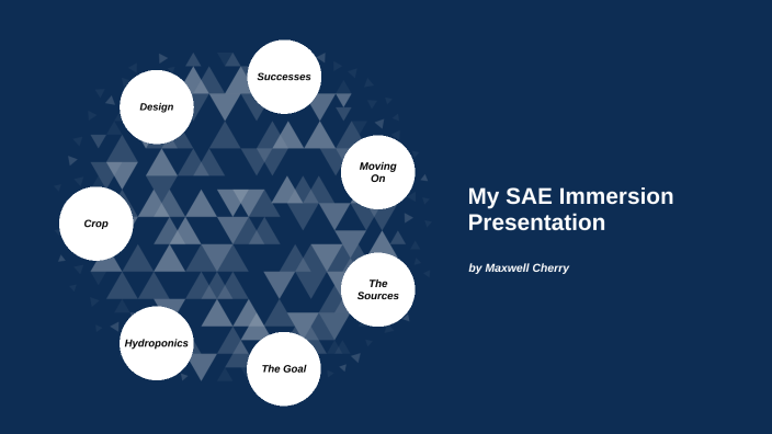Immersion SAE by Maxwell Cherry on Prezi