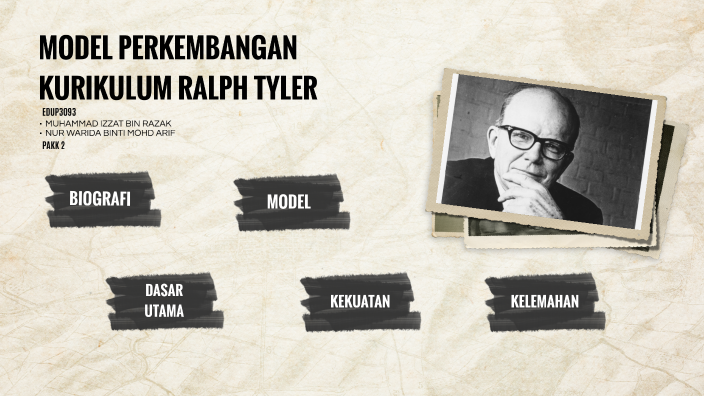 MODEL PERKEMBANGAN KURIKULUM RALPH TYLER by MUHAMMAD IZZAT BIN RAZAK on ...
