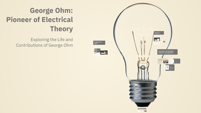 George Ohm: Pioneer of Electrical Theory by Joseph Robinson on Prezi