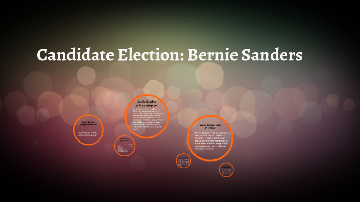 Bernie Sanders background history by Michael Dunlap on Prezi