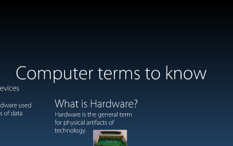 "Computer terms to know" by DeJean Pruitt on Prezi