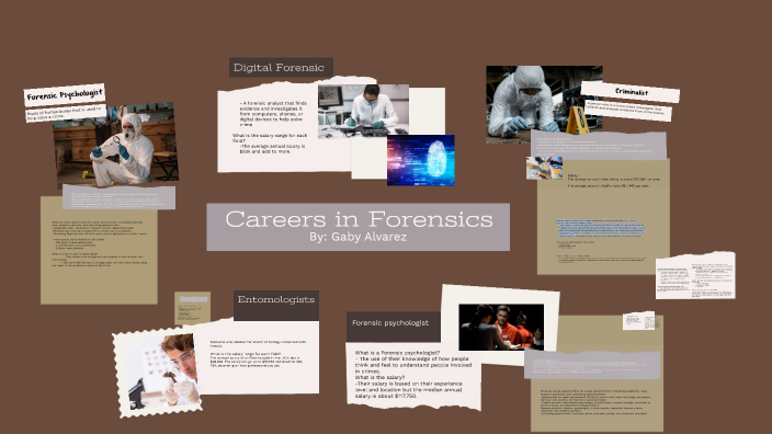 Careers in Forensics by Maria on Prezi