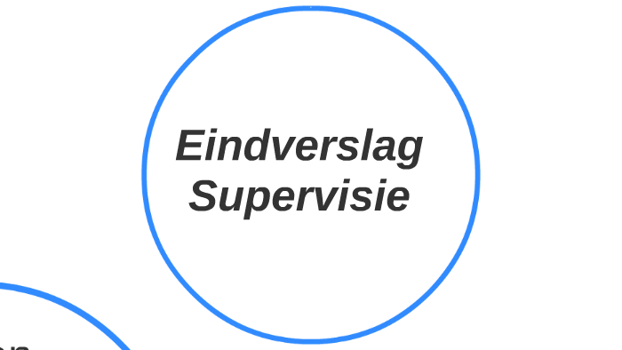 Eindverslag Supervisie by ellen bruyninckx on Prezi
