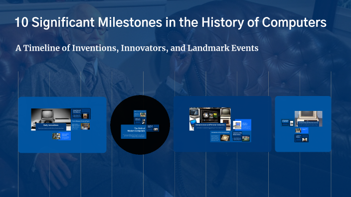 10 Significant Milestones in the History of Computers by toribio ...