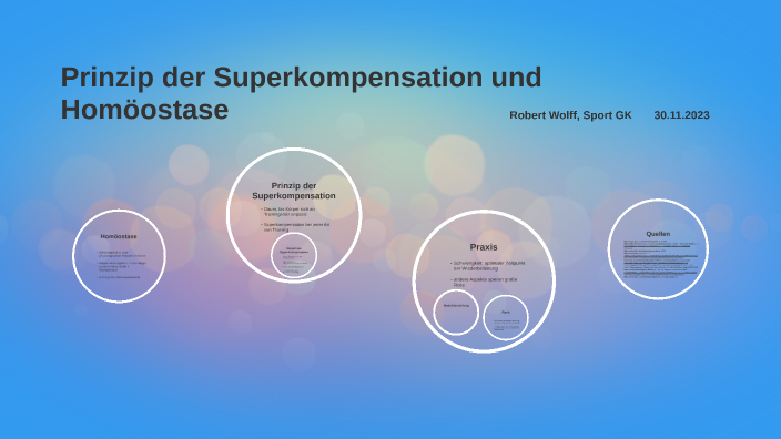Prinzip der Superkompensation und Homöostase by Robert Wolff on Prezi