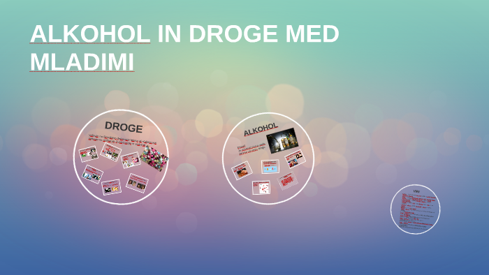 ALKOHOL IN DROGE MED MLADIMI by petra krizanic on Prezi