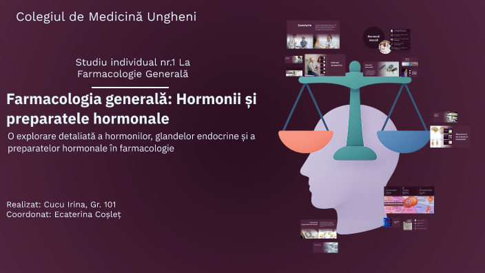 Farmacologia generală: Hormonii și preparatele hormonale by Irina Cucu ...