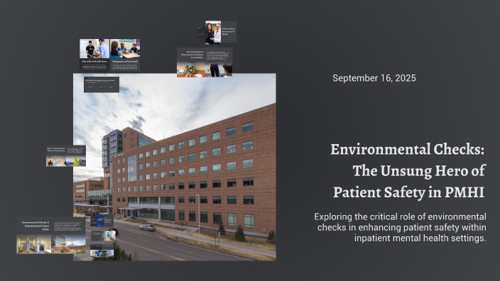 Environmental Checks: The Unsung Hero of Patient Safety in PMHI by ...