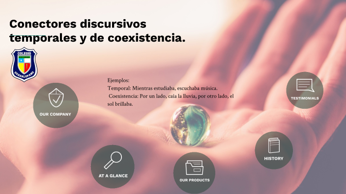 Conectores discursivos temporales y de coexistencia. by Wendy Chavez on ...