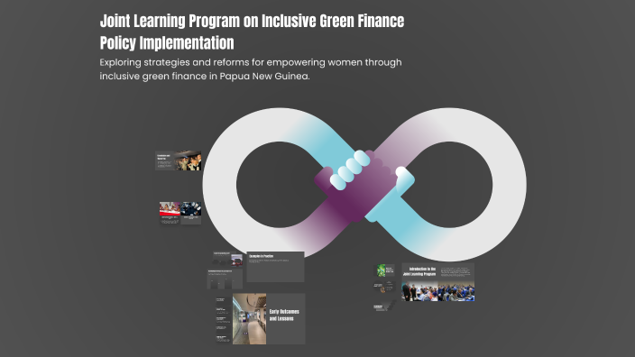 Joint Learning Program on Inclusive Green Finance Policy Implementation ...