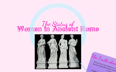 The Status of Women in Ancient Rome by Melanie Karlstetter on Prezi