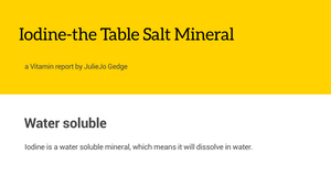 iodine project by JULIEJO GEDGE on Prezi Design