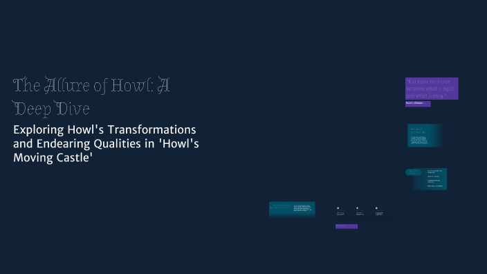 The Allure of Howl: A Deep Dive by Maria Koldubaeva on Prezi