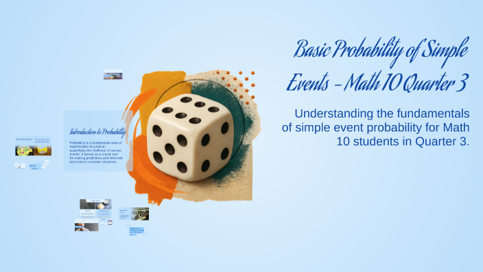 Basic Probability of Simple Events - Math 10 Quarter 3 by EVA MAE ...