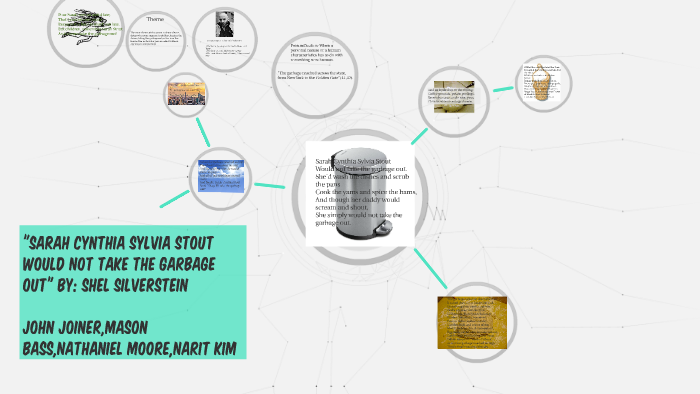 SARAH CYNTHIA SYLVIA STOUT WOULD NOT TAKE THE GARBAGE OUT by Sheri ...