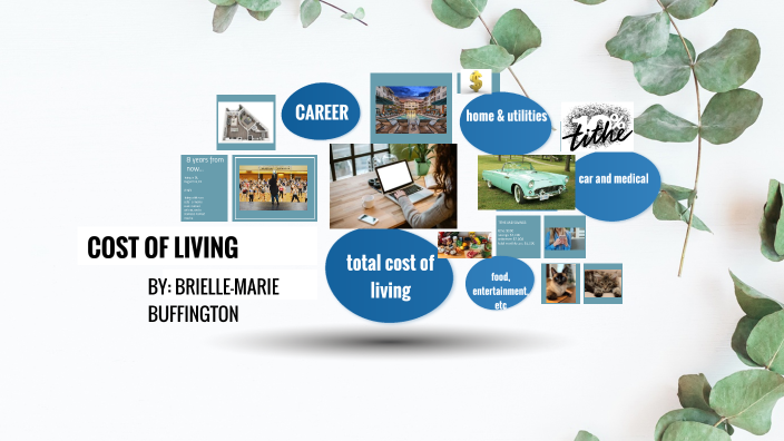 COST OF LIVING PROJECT 2022 by Brielle-marie Buffington on Prezi