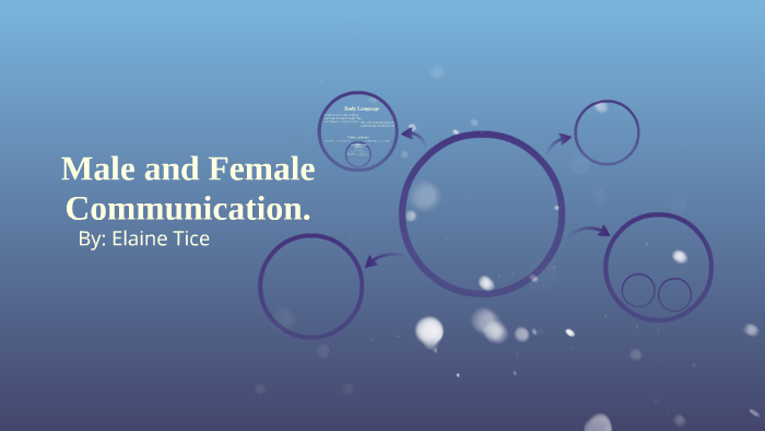 Male and Female Communication Differences. by Elaine Tice on Prezi