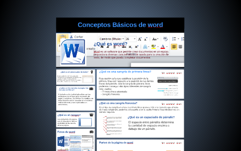 Conceptos Básicos de word by Elineth A. Cámara on Prezi