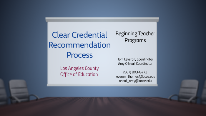 Clear Credential Process by Tom Lev on Prezi