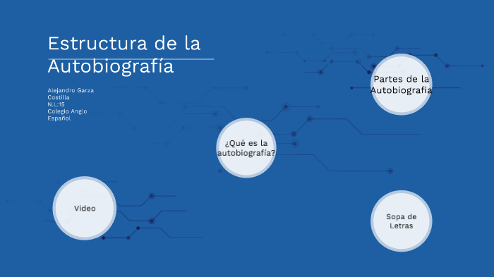 Estructura de la Autobiografia by Alejandro Garza Costilla on Prezi