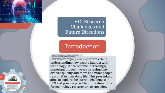 HCI Research: Exploring Current Challenges and Future Directions by Shahid Ali Khoso on Prezi