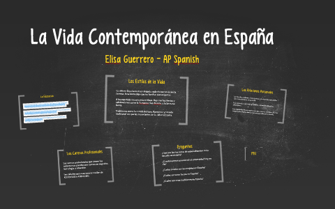 La Vida Contemporanea en Espana by Elisa Guerrero on Prezi