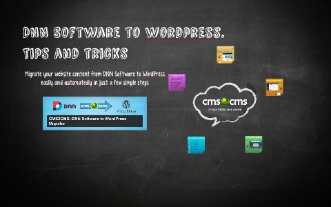 DNN Software to Wordpress.Tips and Tricks by CMS2CMS Automated website ...