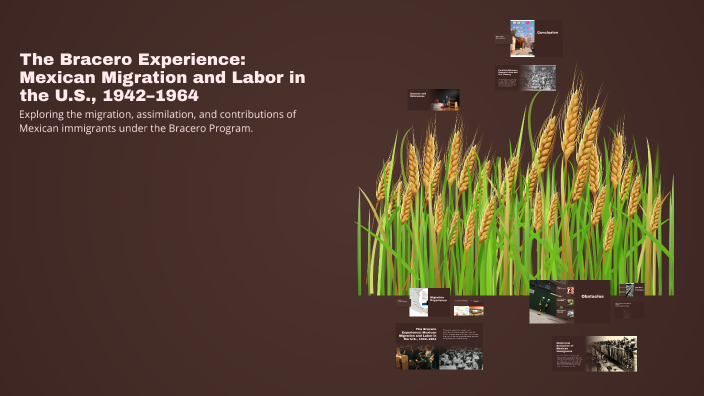 The Bracero Experience: Mexican Migration and Labor in the U.S., 1942 ...