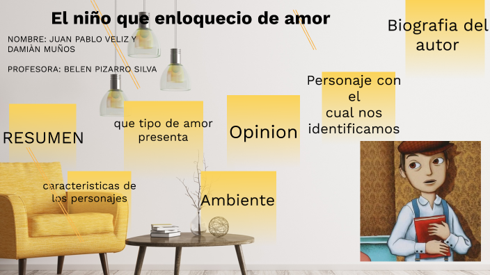 El niño que enloqueció de amor by juan pablo veliz olea on Prezi