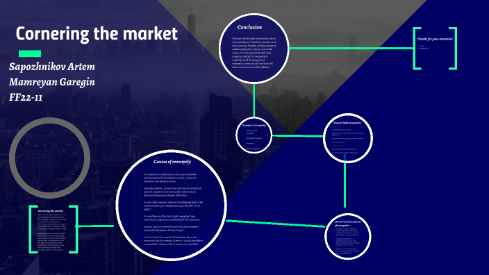 cornering the market by AS I on Prezi
