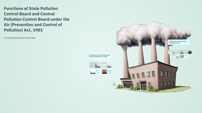 Functions of State Pollution Control Board and Central Pollution ...