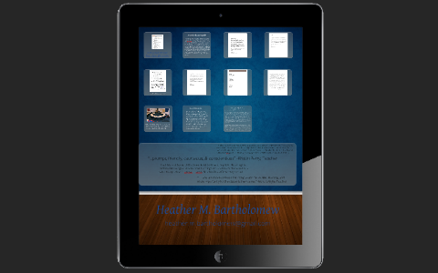 Heather Bartholomew's Prezume by Heather Bartholomew